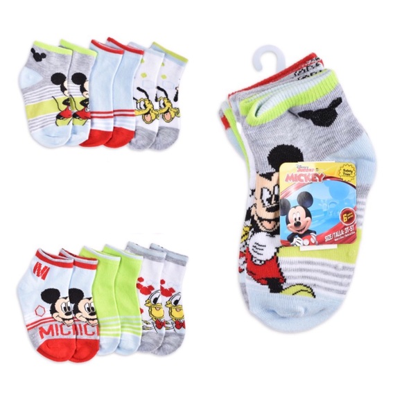 Disney | Accessories | Disney Mickey Mouse Safety Toe Socks | Poshmark